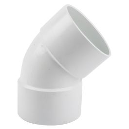 SouthPro - PVC Gutter Round Downpipe 45° Bend
