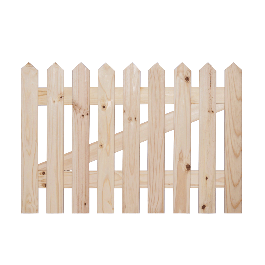 Cape Timber - Solid Pine Picket Gates 16x600x900mm