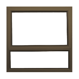 Swartland KENZO - Aluminium Window Single Top Opener Fixed Bottom Pane ...