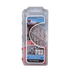 FOX - Drill Bit Set HSS Metal Professional Fully Ground 1.5-6.5mm (13pc)