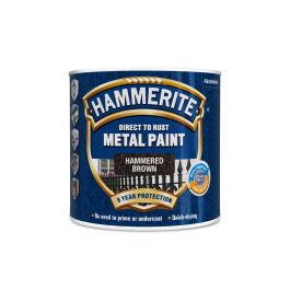 Hammerite - Direct To Rust Hammered Finish Brown