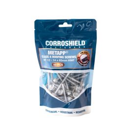 Corroshield - Roofing Screw 14x65mm METAPP HWF Class 4 Pre Pack