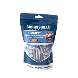 Corroshield - Roofing Screw 9x75mm TIMTAPP HWF Class 4 Pre Pack