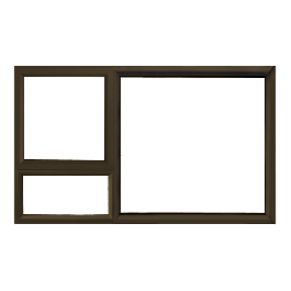 Swartland KENZO - Aluminium Window Single Top Opener Fixed Bottom and ...