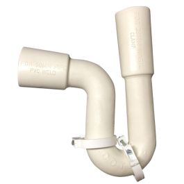C.T.D. - P-Trap White 40mm (50mm PVC Out)