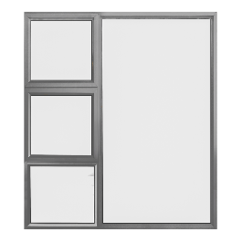 Swartland KENZO - Aluminium Window Top and Bottom Openers Fixed Bottom ...